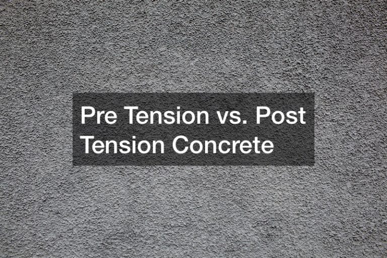 Pre Tension vs. Post Tension Concrete - Work Flow Management